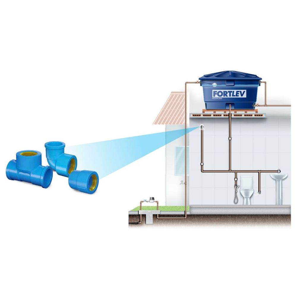 Tê Soldável Fortlev 25mm